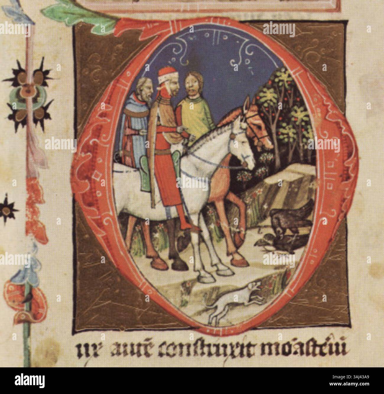 This illustration from the Hungarian illuminated manuscript *Képes ...