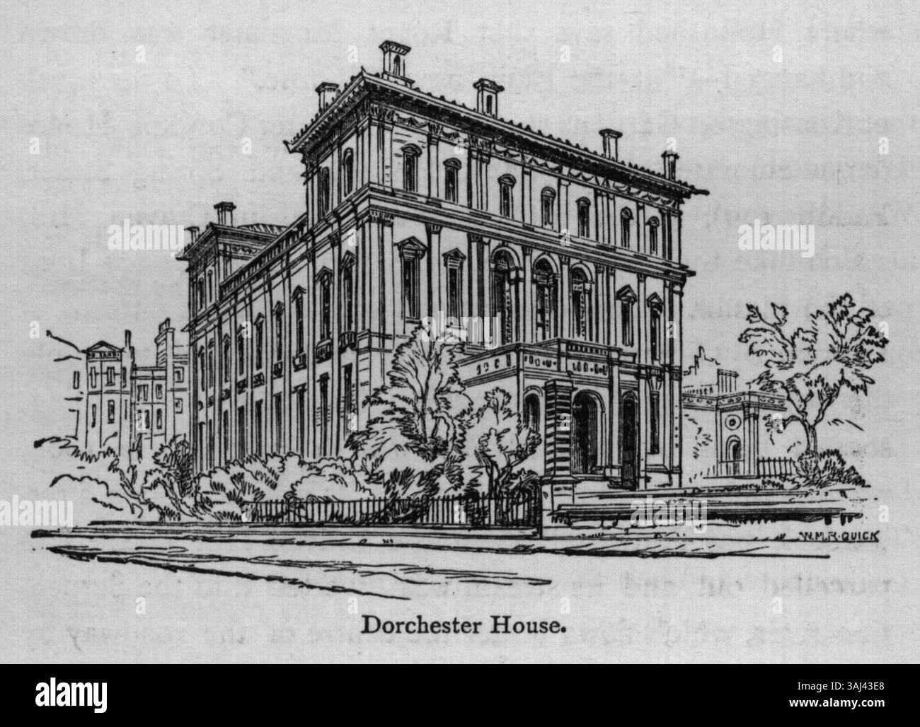 Illustration from Augustus Hare's 'Walks in London' (1878), showing ...