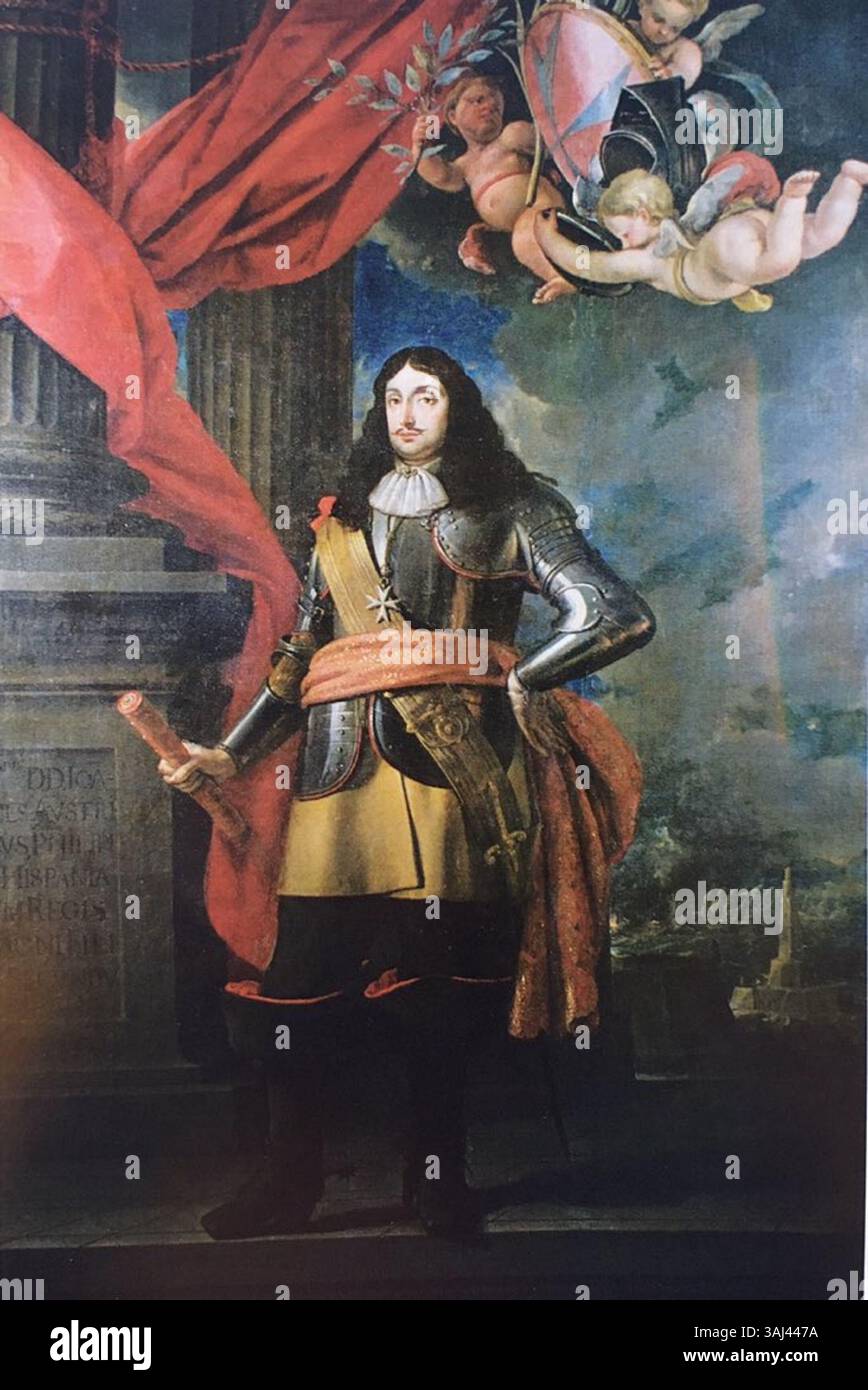 The 1677 portrait in armor of Prince Don Giovanni d'Austria, son of ...