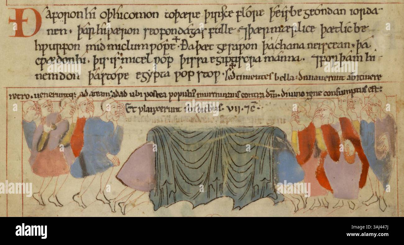 The mourning for Jacob in the Old English Hexateuch (11th century ...