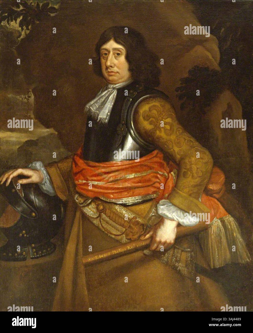 This portrait of Sir Edward Phelips III, painted in 1685, depicts the ...
