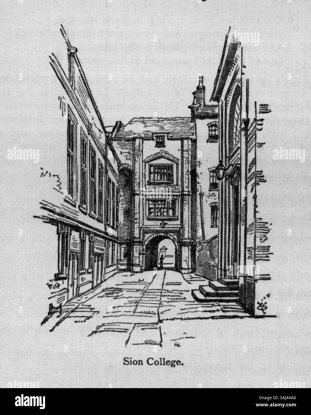 Illustration from Augustus Hare's 'Walks in London' (1878), showing ...