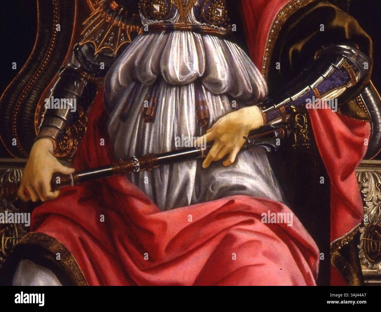 'Fortitude' by Sandro Botticelli, created before 1472, depicts an ...