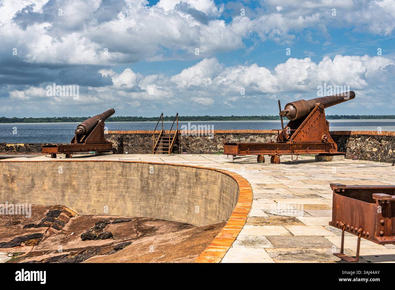 Historic fort called Forte do Presepio aka Forte Castelo do Senhor ...