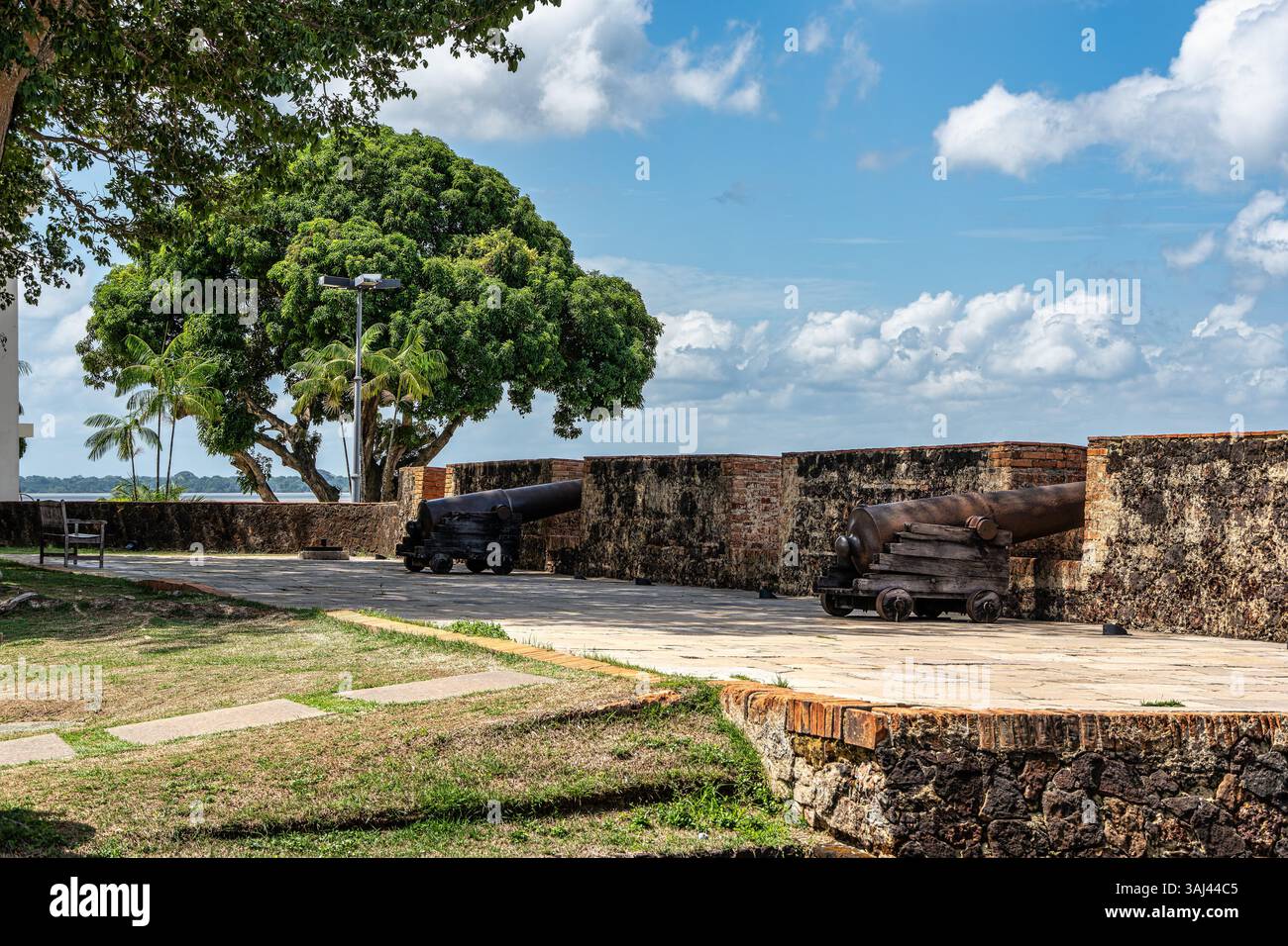 Historic fort called Forte do Presepio aka Forte Castelo do Senhor ...