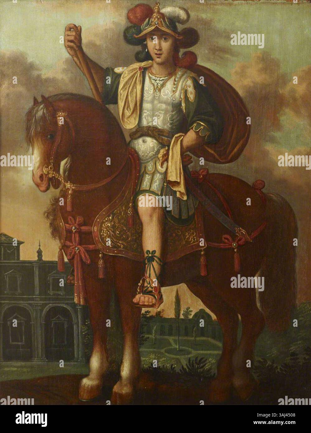 This painting, attributed to Antonio Tempesta, depicts Augustus, the ...