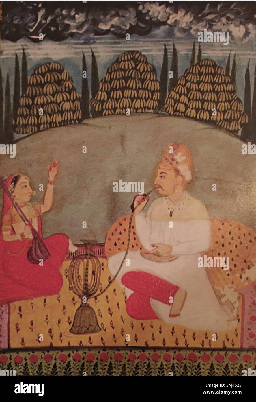 This 18th-century painting depicts Bajirao, the Peshwa of the Maratha ...