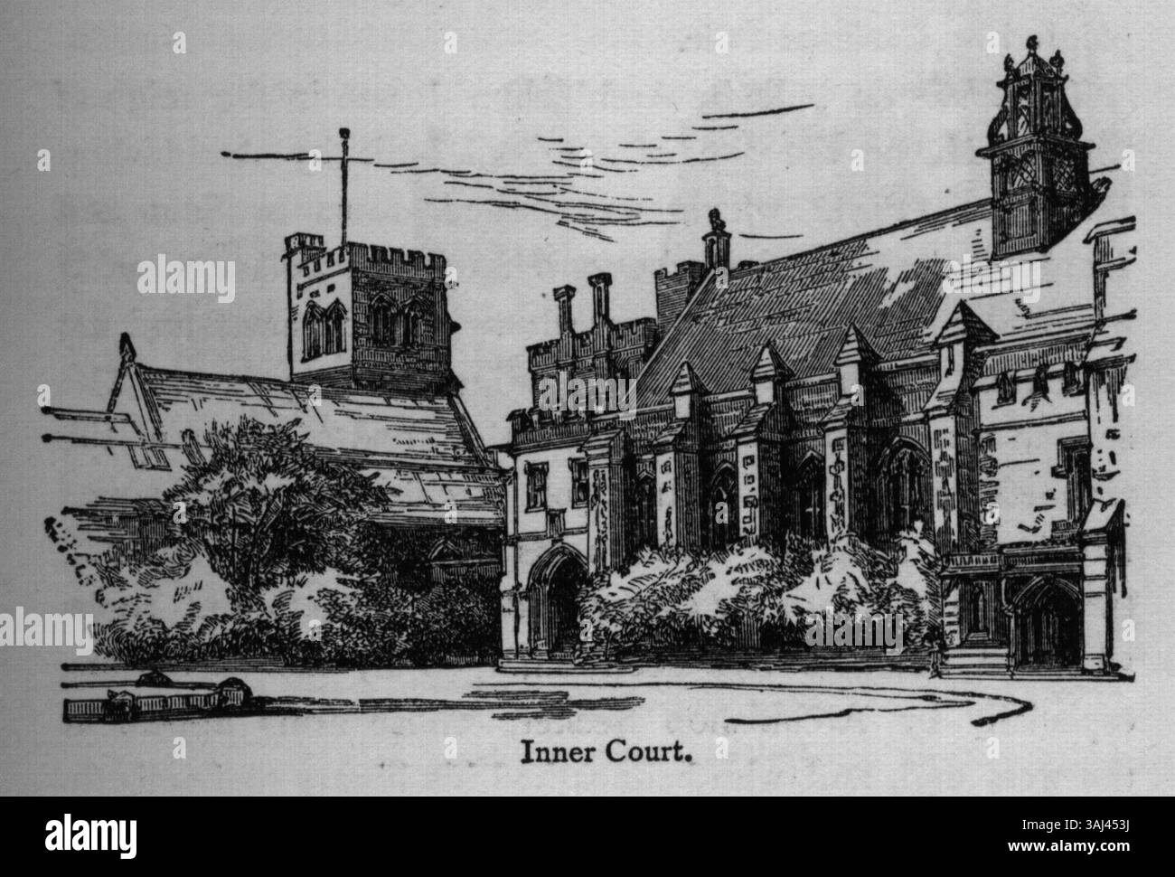 An illustration from Augustus Hare's 1878 'Walks in London', depicting ...