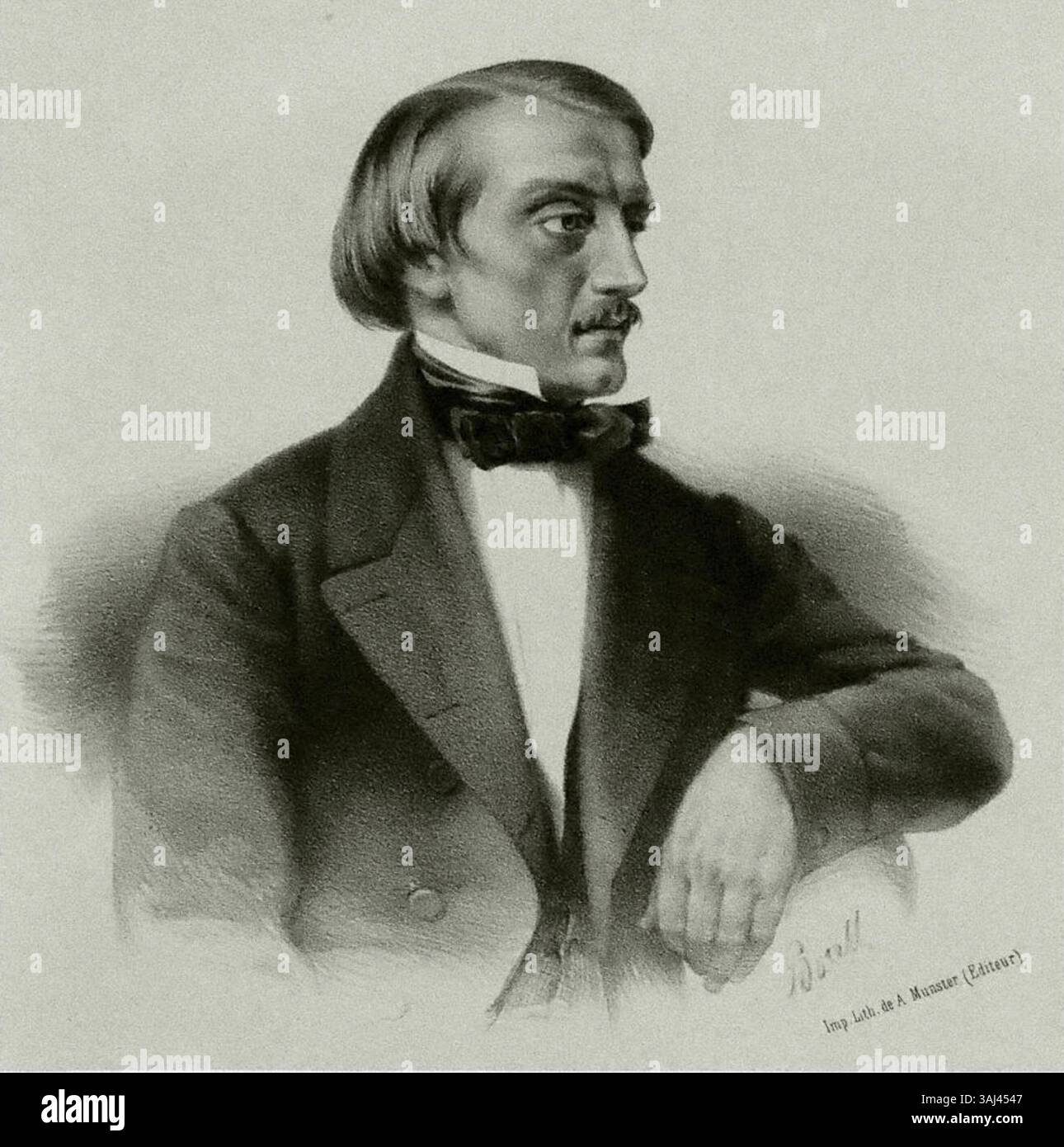 This 1859 portrait of Vissarion Belinsky by Petr Borel is a notable ...