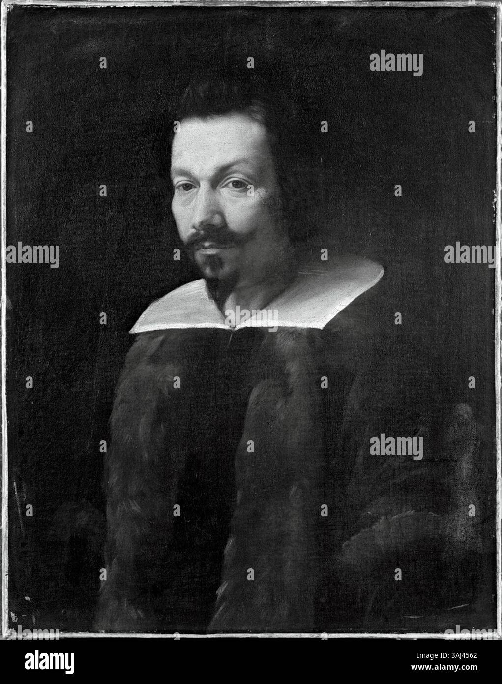 The portrait, created around 1620, features an unidentified man in ...