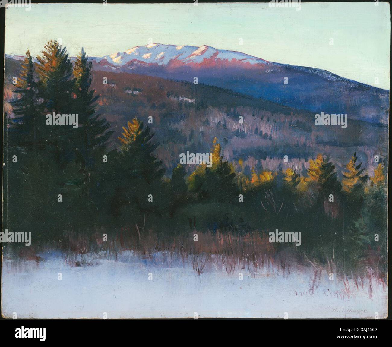 Abbott Handerson Thayer’s painting 'Mount Monadnock' (1915-1919 ...
