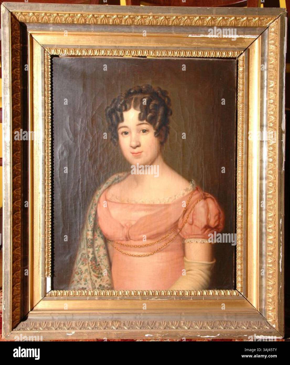 The 1824 portrait of Wilhelmina Maria van Beeck Calkoen by Willem ...