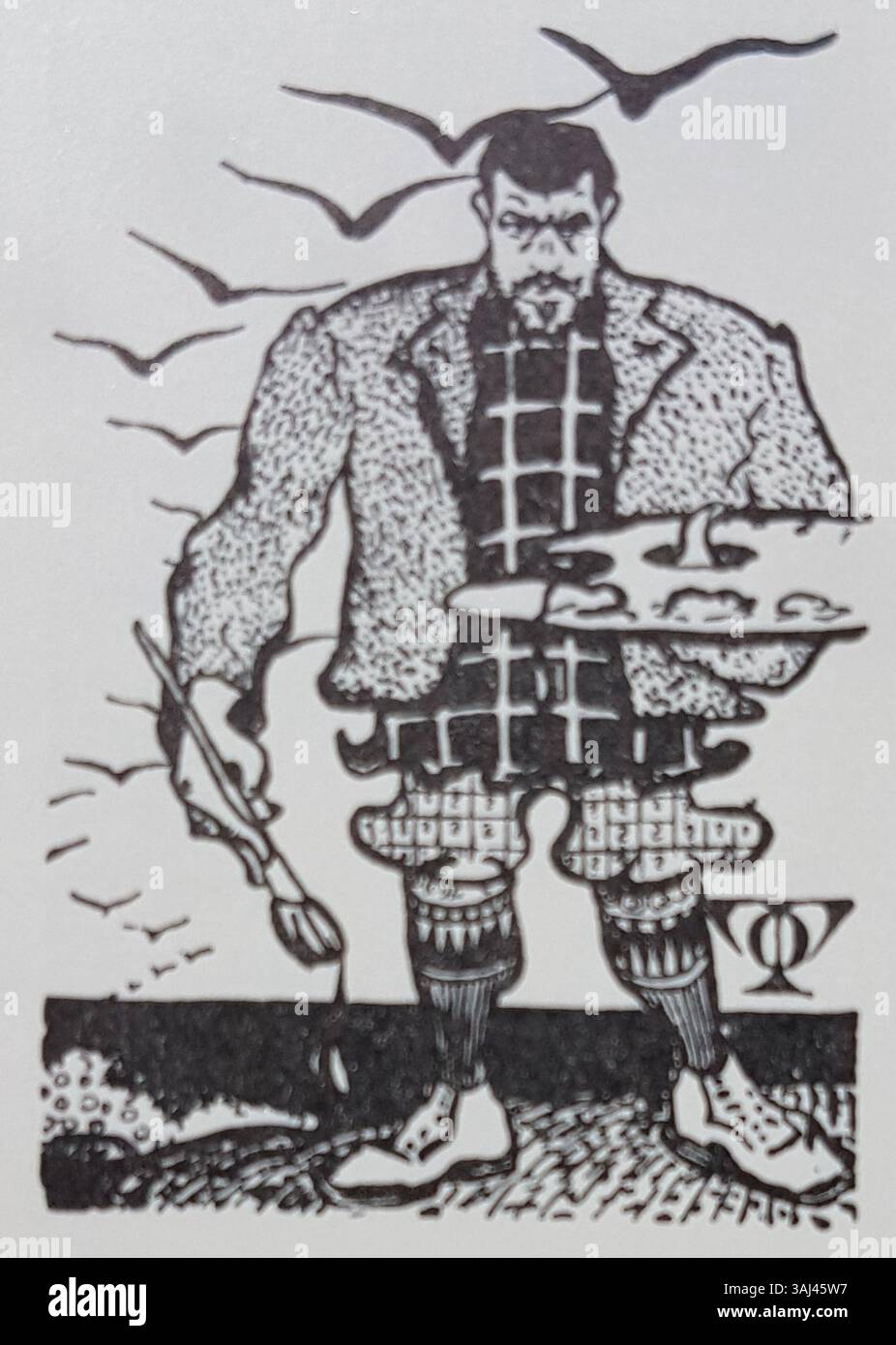 'Olof Thunman självporträtt 1905' is a self-portrait by Swedish artist ...