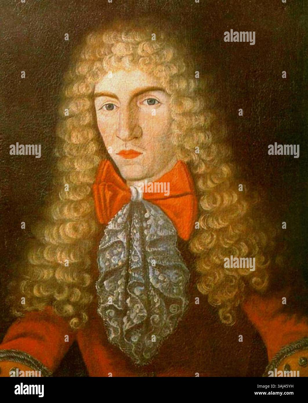 This 18th-century portrait depicts Prince Carlo Maria Carafa. The ...