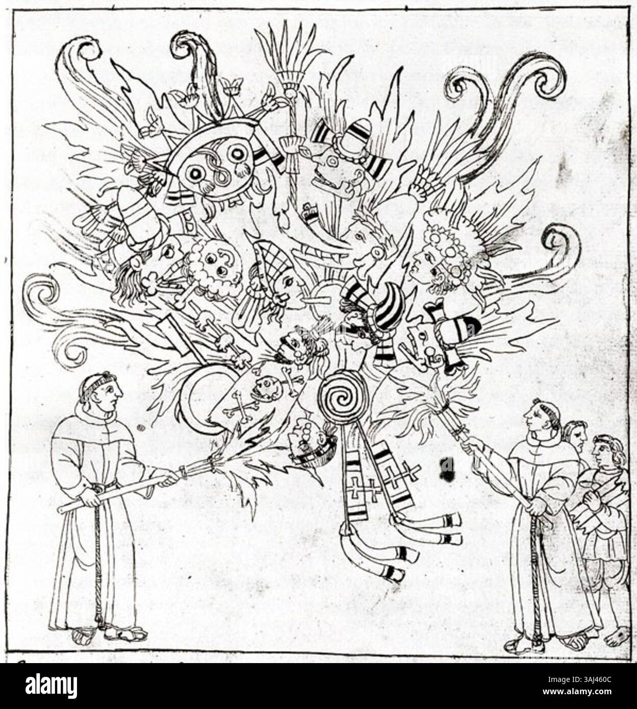 This illustration from Diego Muñoz Camargo’s Descripción de la ciudad y ...