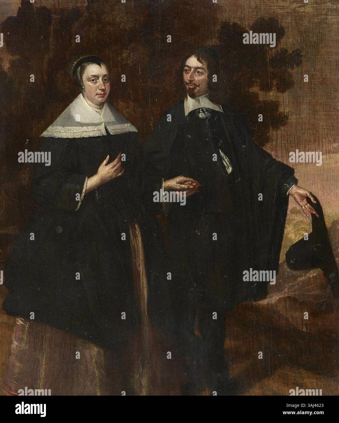 Bartholomeus van der Helst’s circa 1650 oil painting, Portrait of a ...