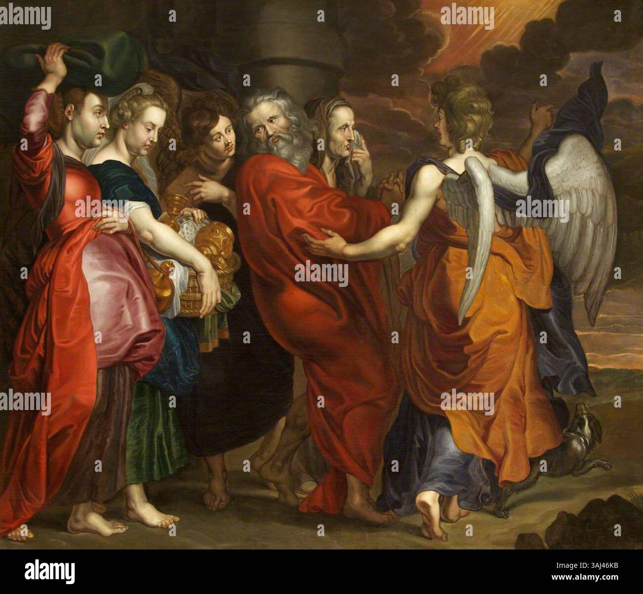 This painting, attributed to the British School and based on Peter Paul ...