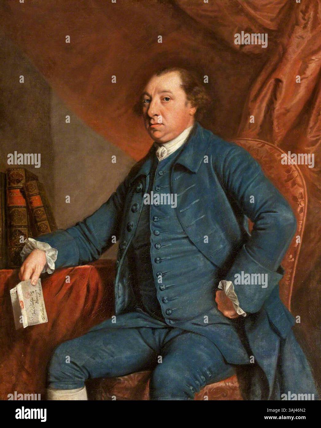 This portrait, attributed to Thomas Beach, depicts Edward Phelips V (1725-1797), MP. Painted in ...