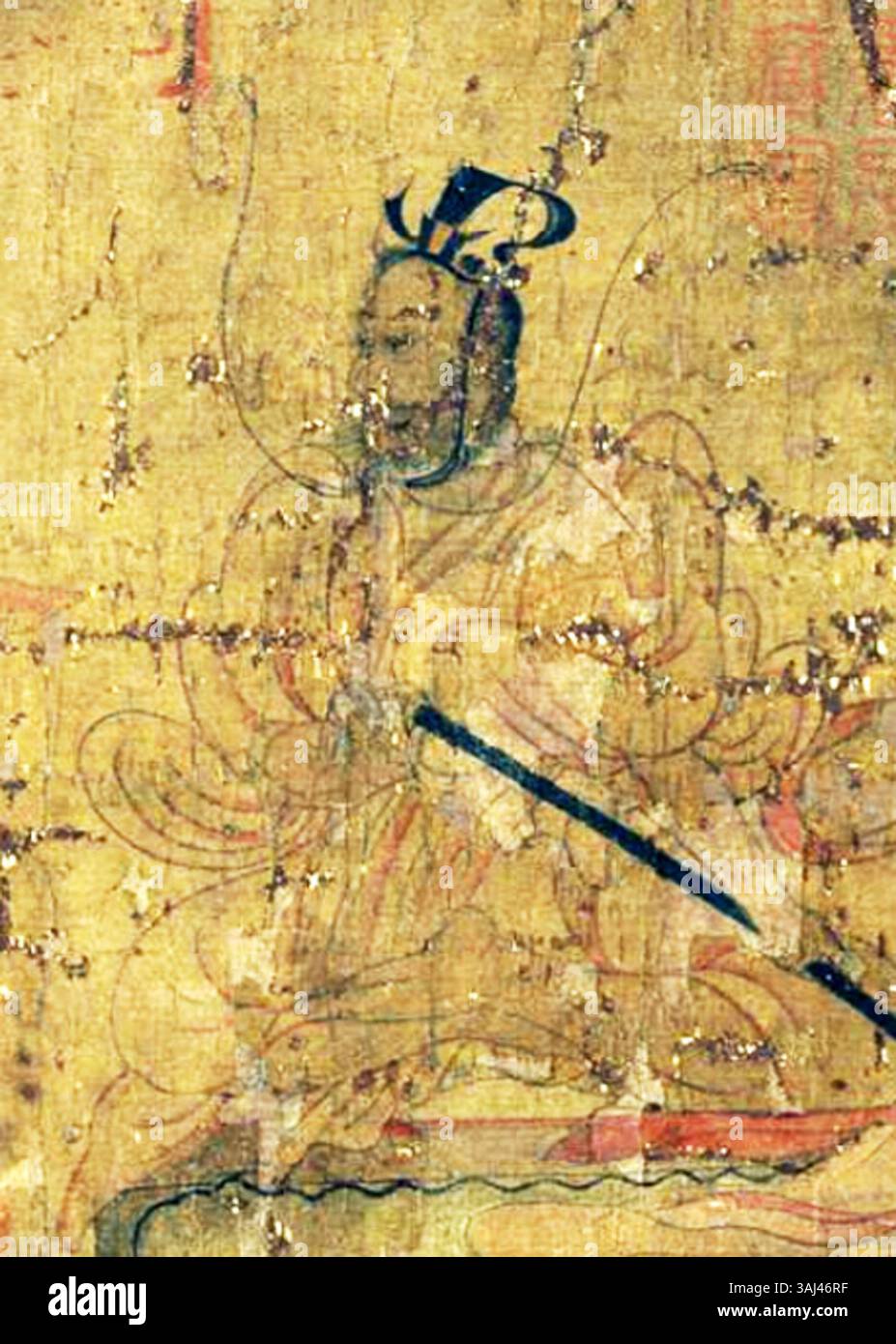 The painting 'Emperor Yuan of Han' by Gu Kaizhi, dated between the 6th ...