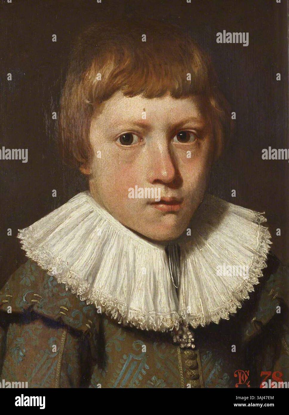 This circa 1635 portrait of a boy, attributed to George Jamesone, is ...