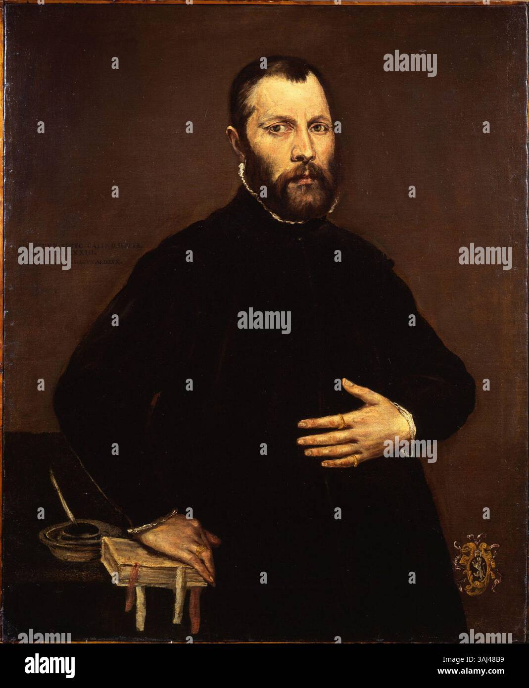 El Greco’s 1570 portrait 'Portrait of a Gentleman' depicts a noble ...