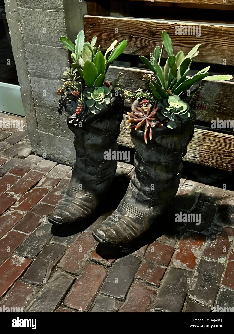 Old cowboy boots hi-res stock photography and images - Alamy