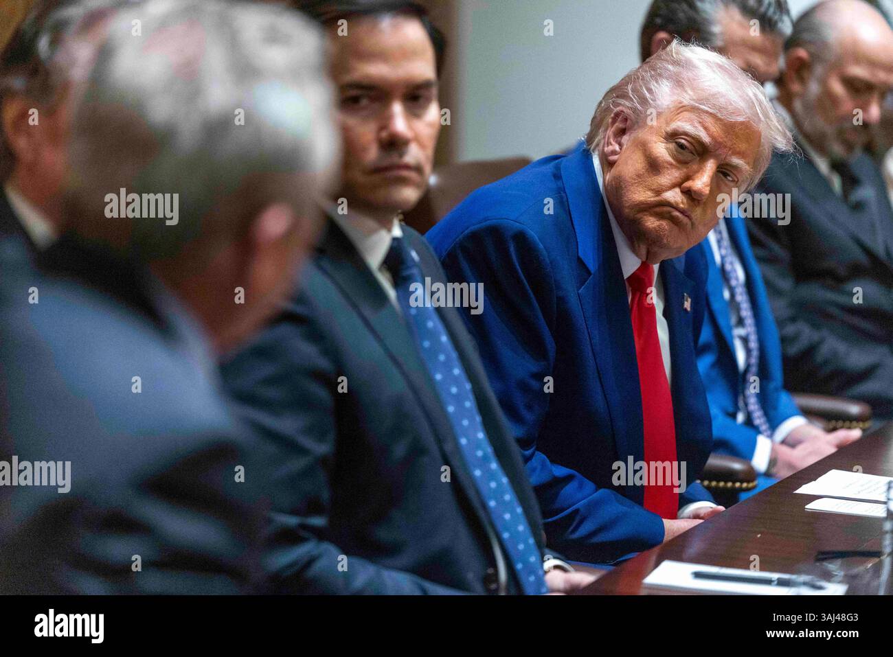 2025 us president donald trump cabinet hi-res stock photography and ...