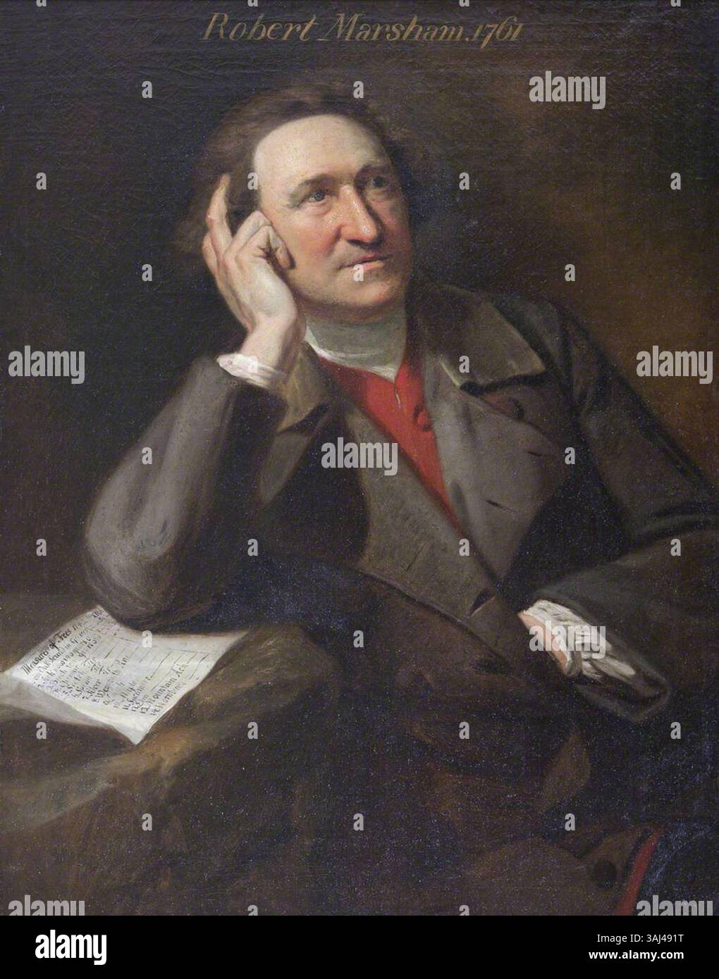 This portrait, after Johann Zoffany, depicts Robert Marsham (1708-1797 ...