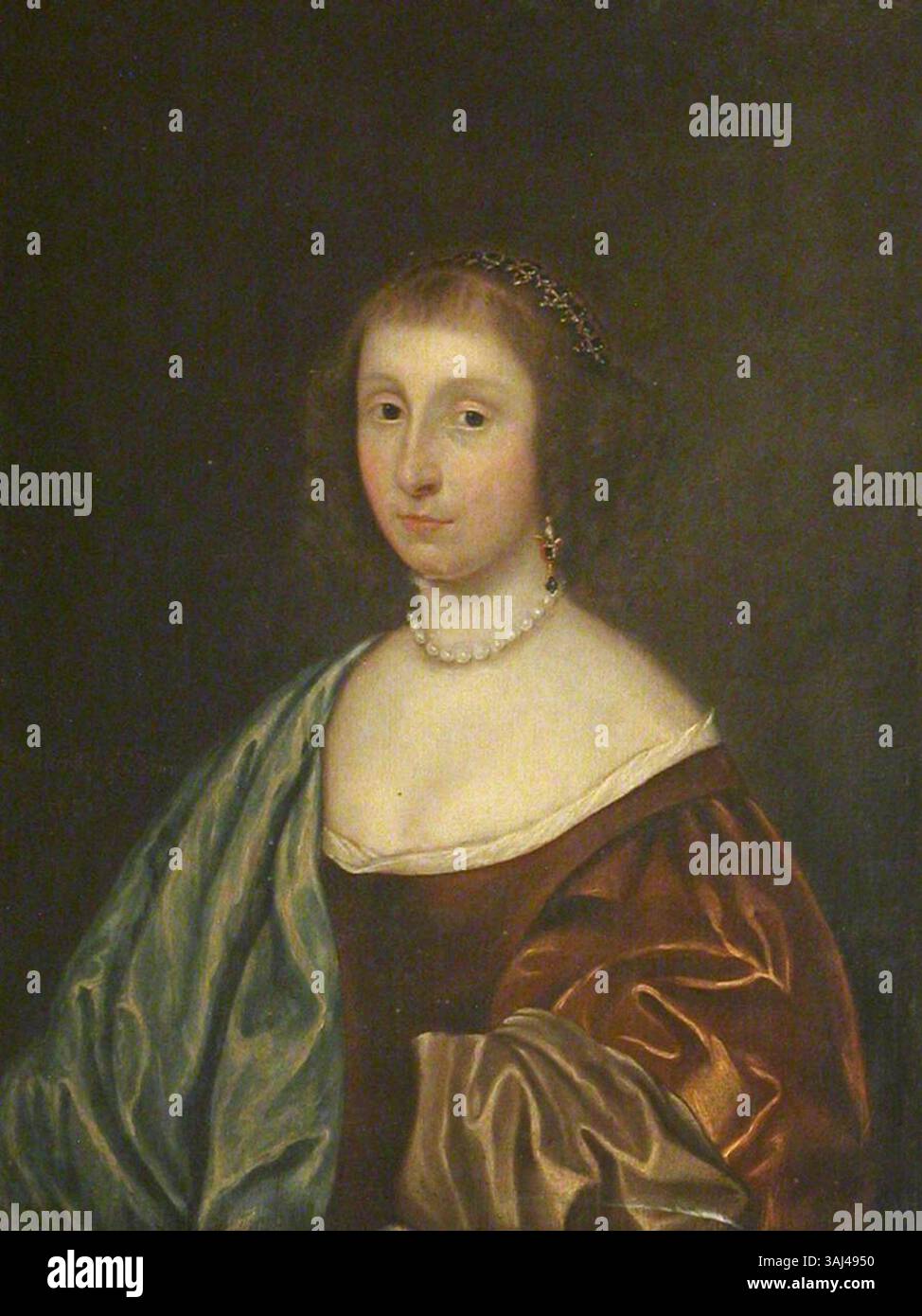 This portrait, created circa 1631, depicts Cicely Caryll, also known as ...