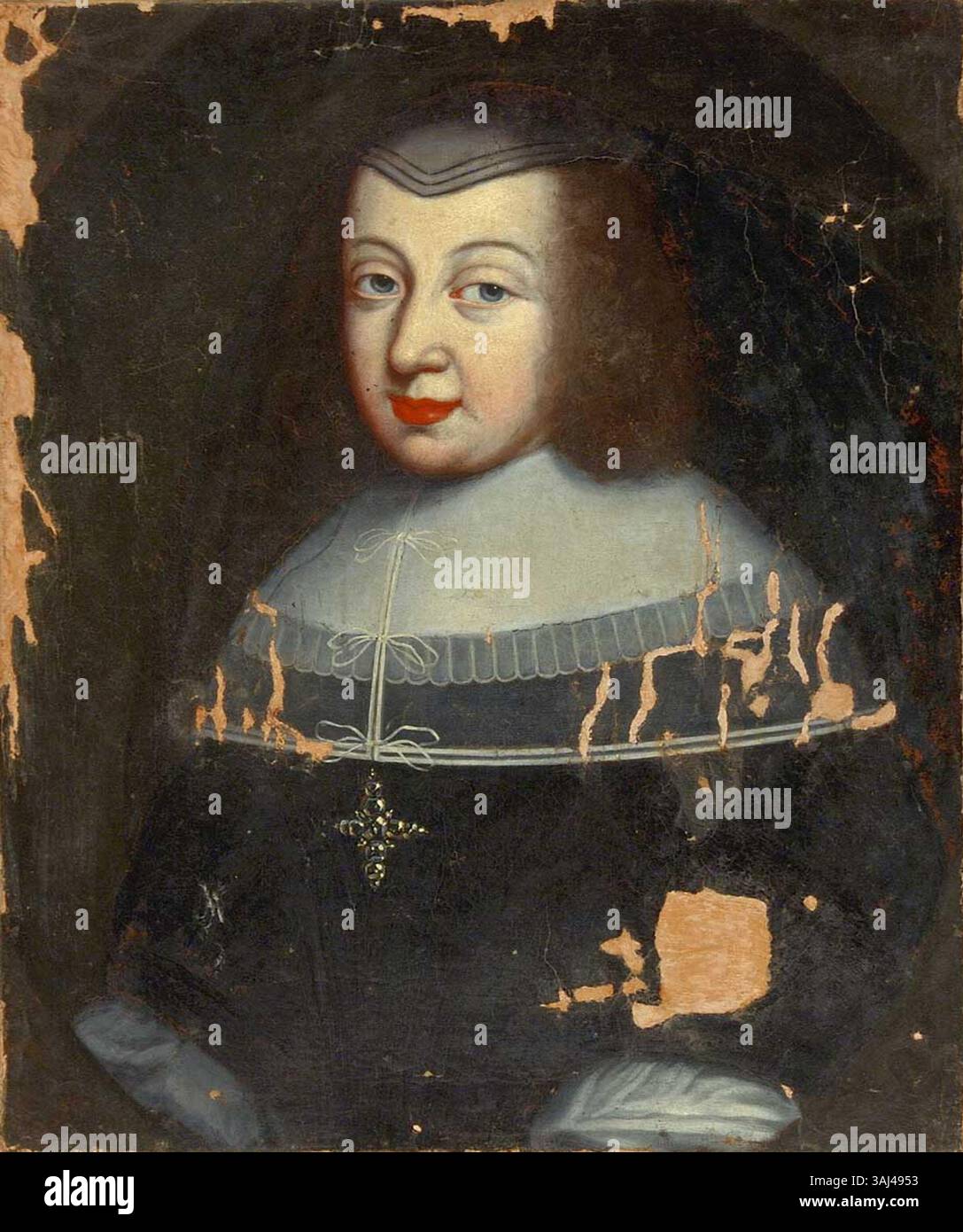 This 17th-century portrait, presumed to depict Marguerite of Lorraine ...