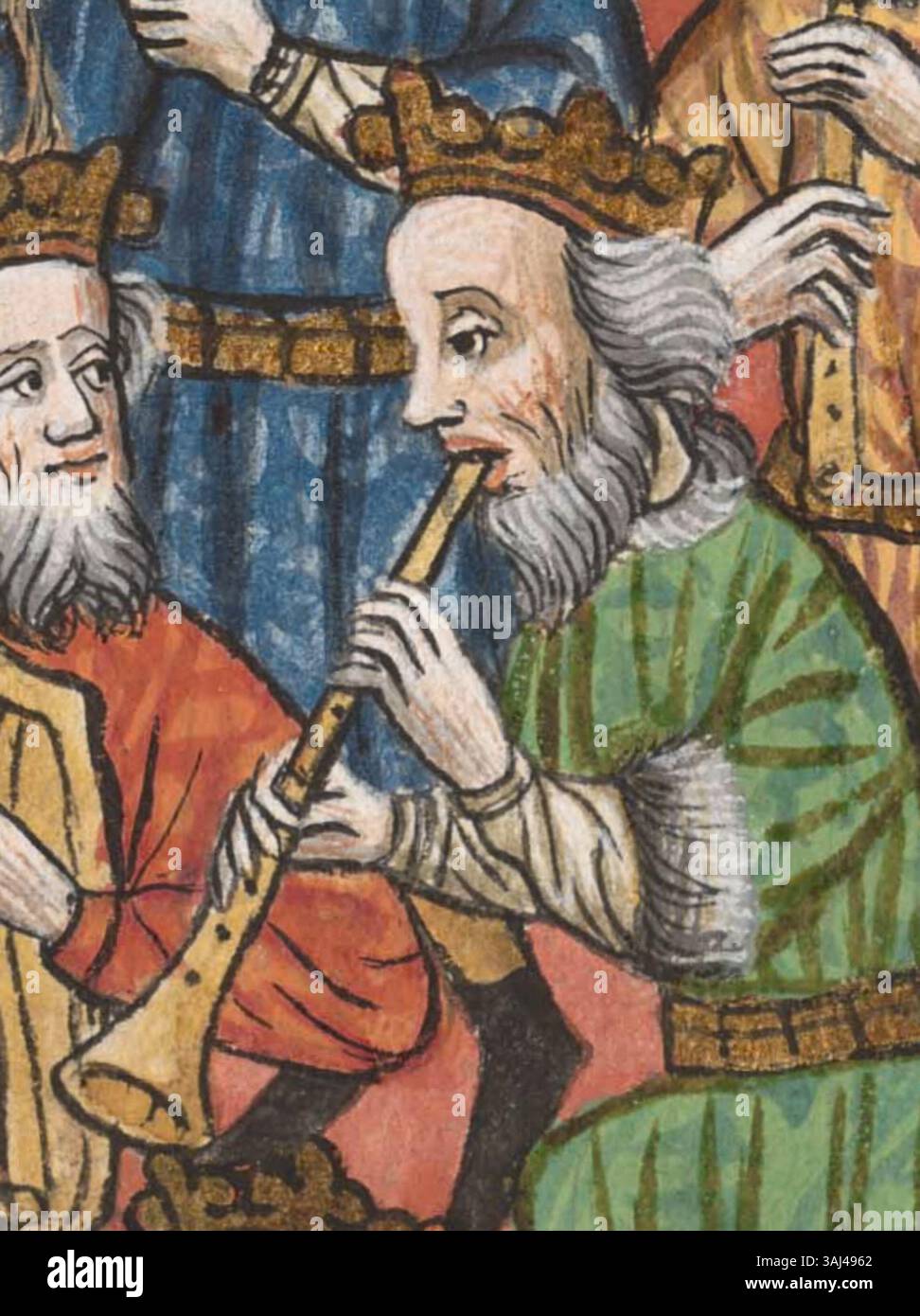 Shawm depiction hi-res stock photography and images - Alamy