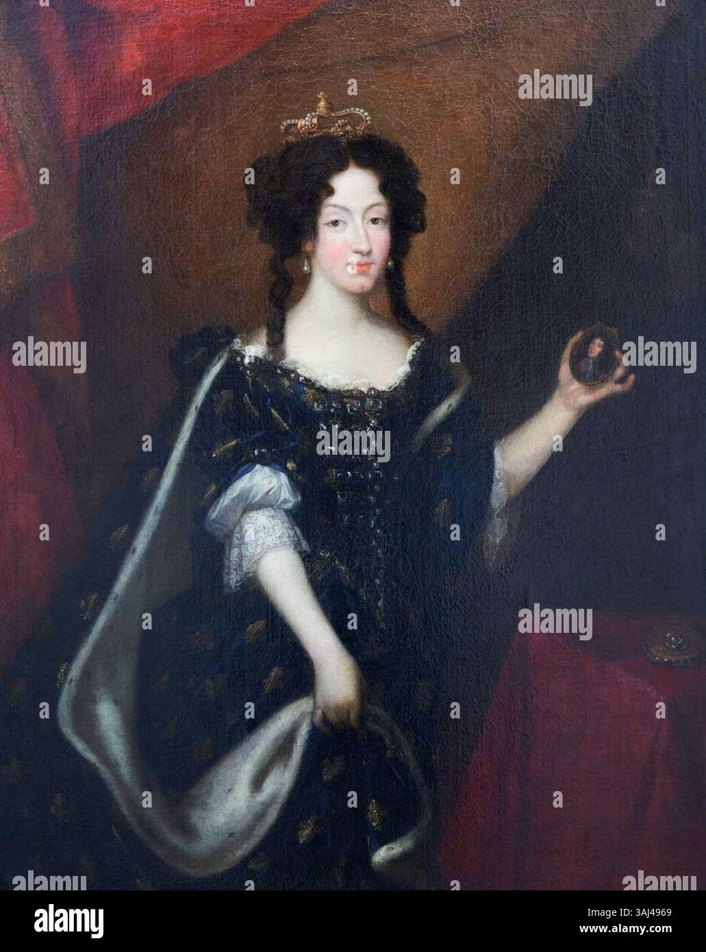 This oil painting by Pierre Mignard, created in the 17th century ...