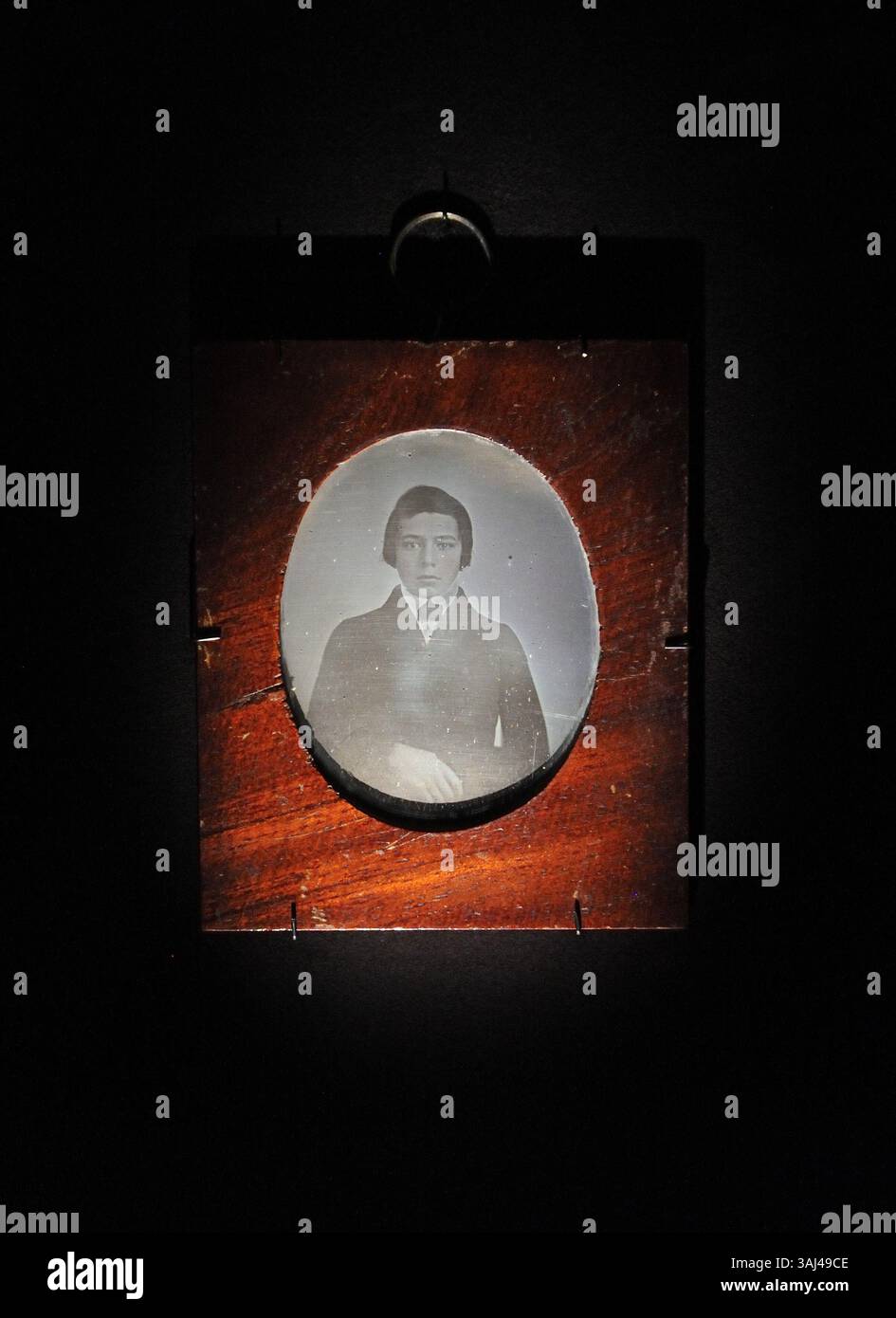 F.L. Dyer by Edward Dunshee, 1845, on display at the opening of The New ...