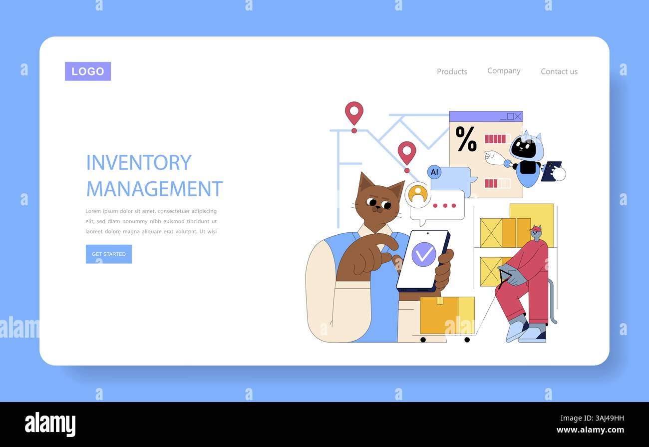 Inventory management visuals illustrate various elements of efficient ...