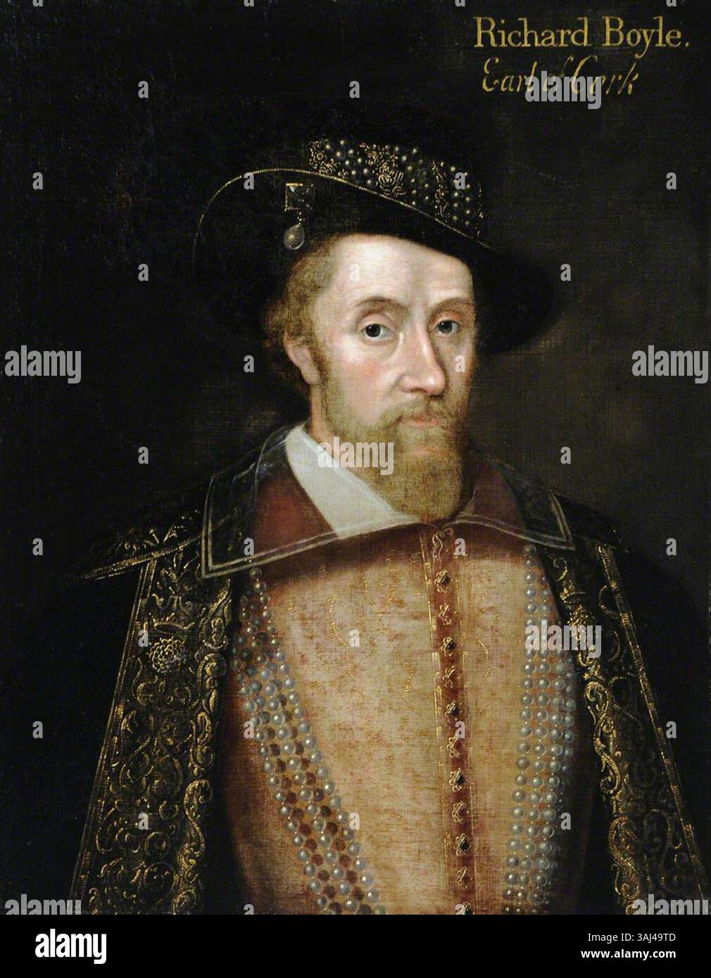 This portrait, painted between 1600 and 1629, depicts King James I of ...