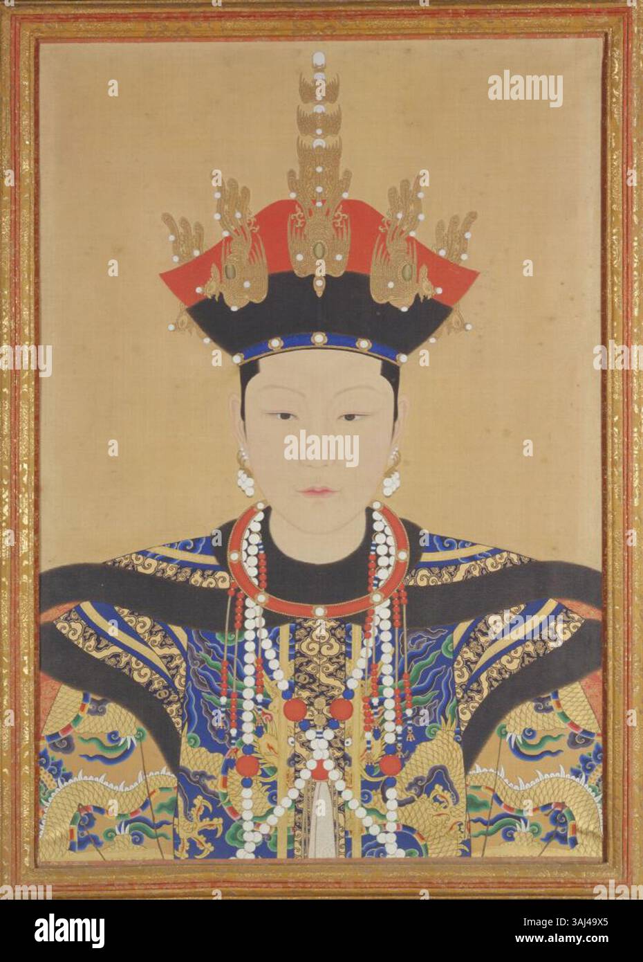 This painting from the Qing Dynasty by an Imperial Painter is part of ...