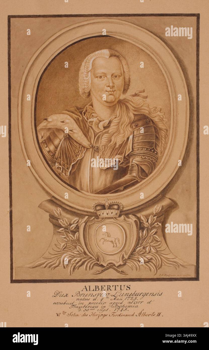Portrait of Albrecht, Prince of Brunswick-Lüneburg, by Johann Friedrich ...