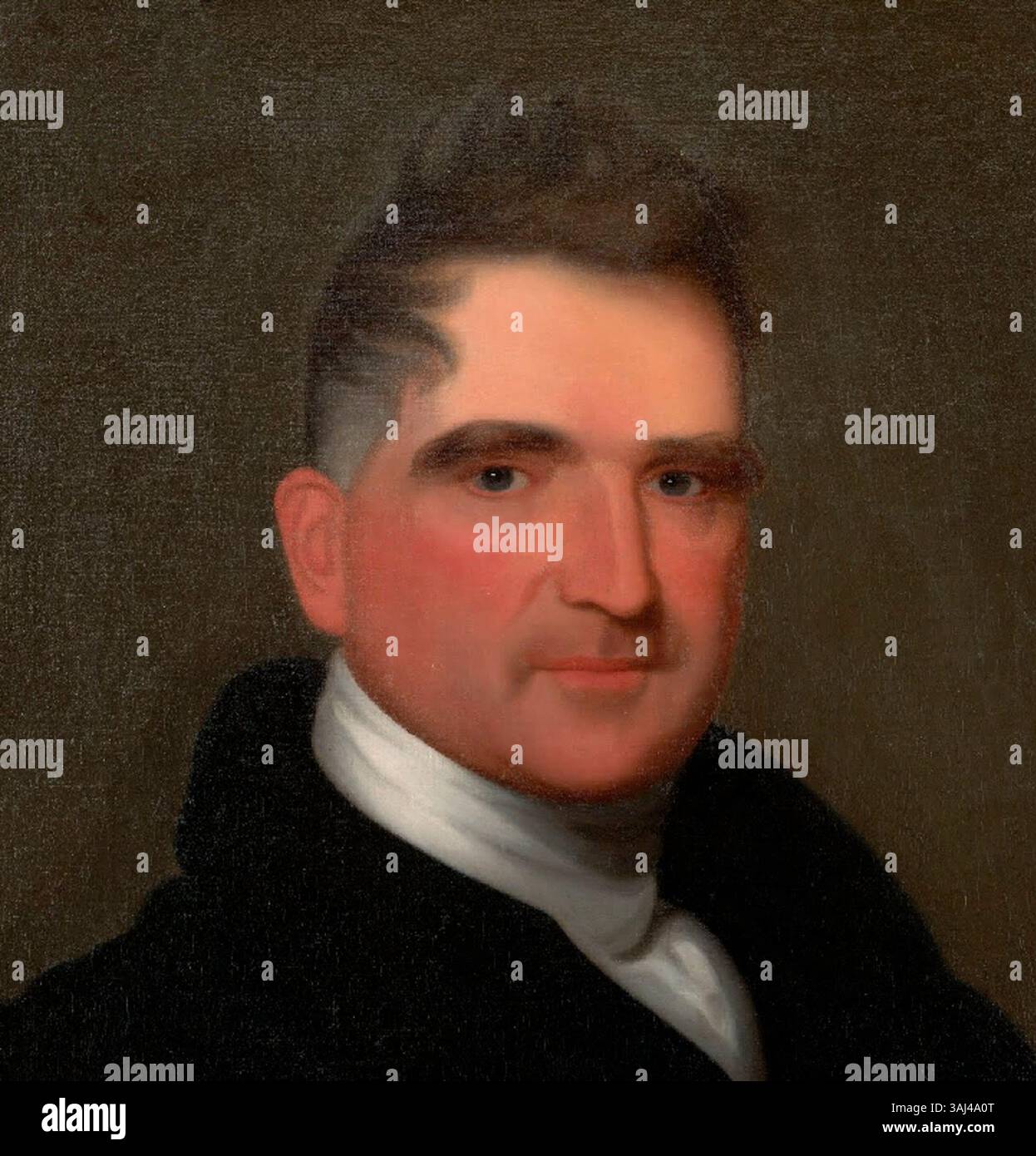A 1822 portrait of James Barbour by Chester Harding, showcasing the ...