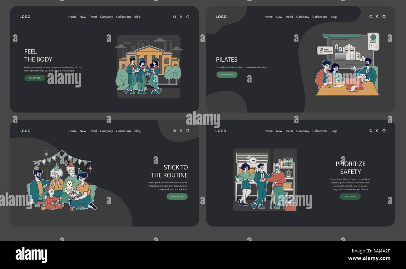 Milestone illustration showing diverse characters engaging in ...