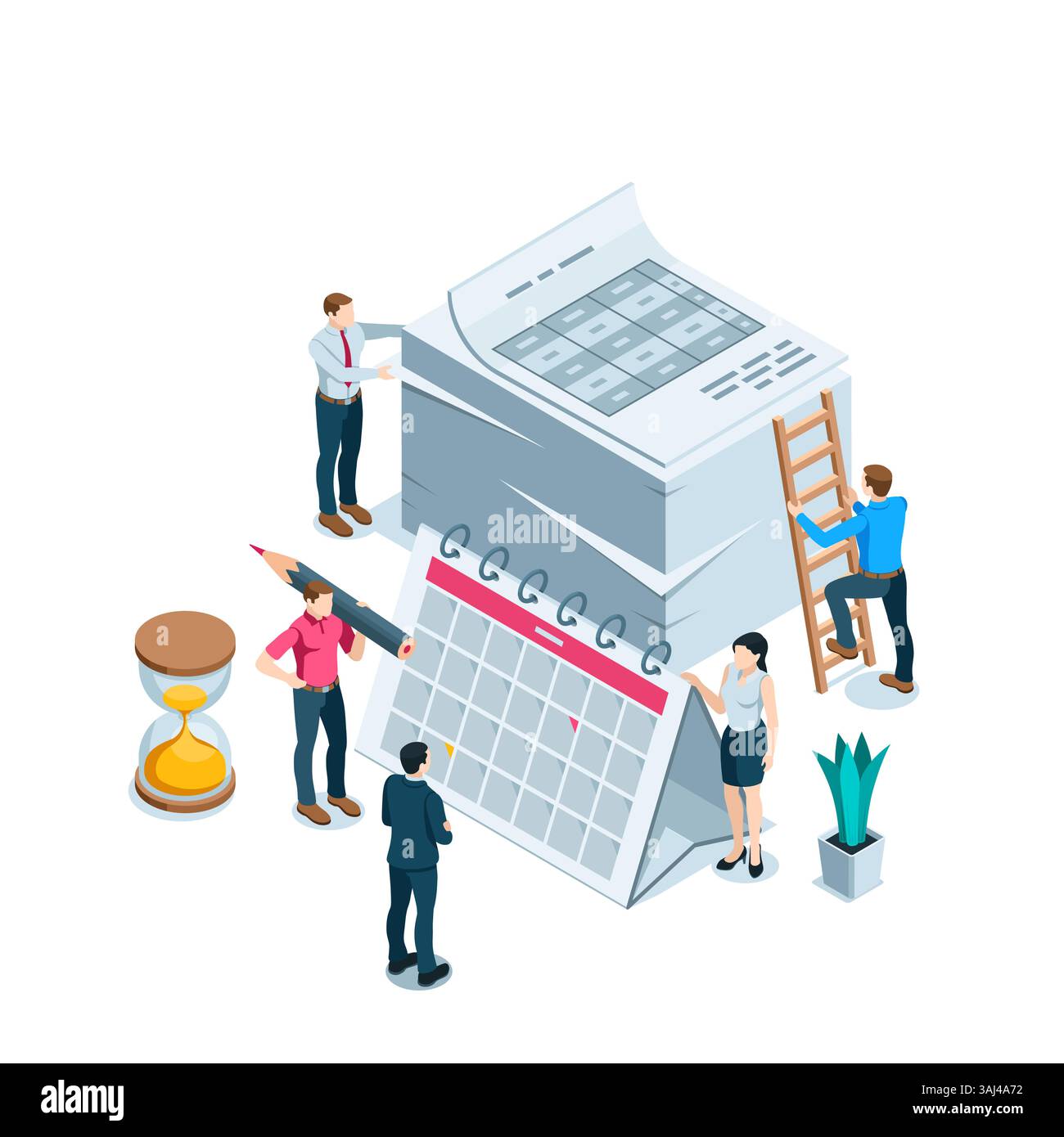 Man digital documents in Stock Vector Images - Alamy