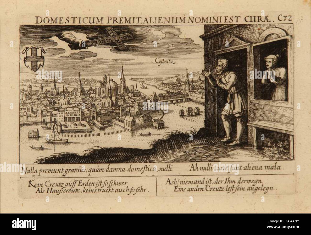 This copper engraving by Daniel Meisner, created in 1623 as part of his ...