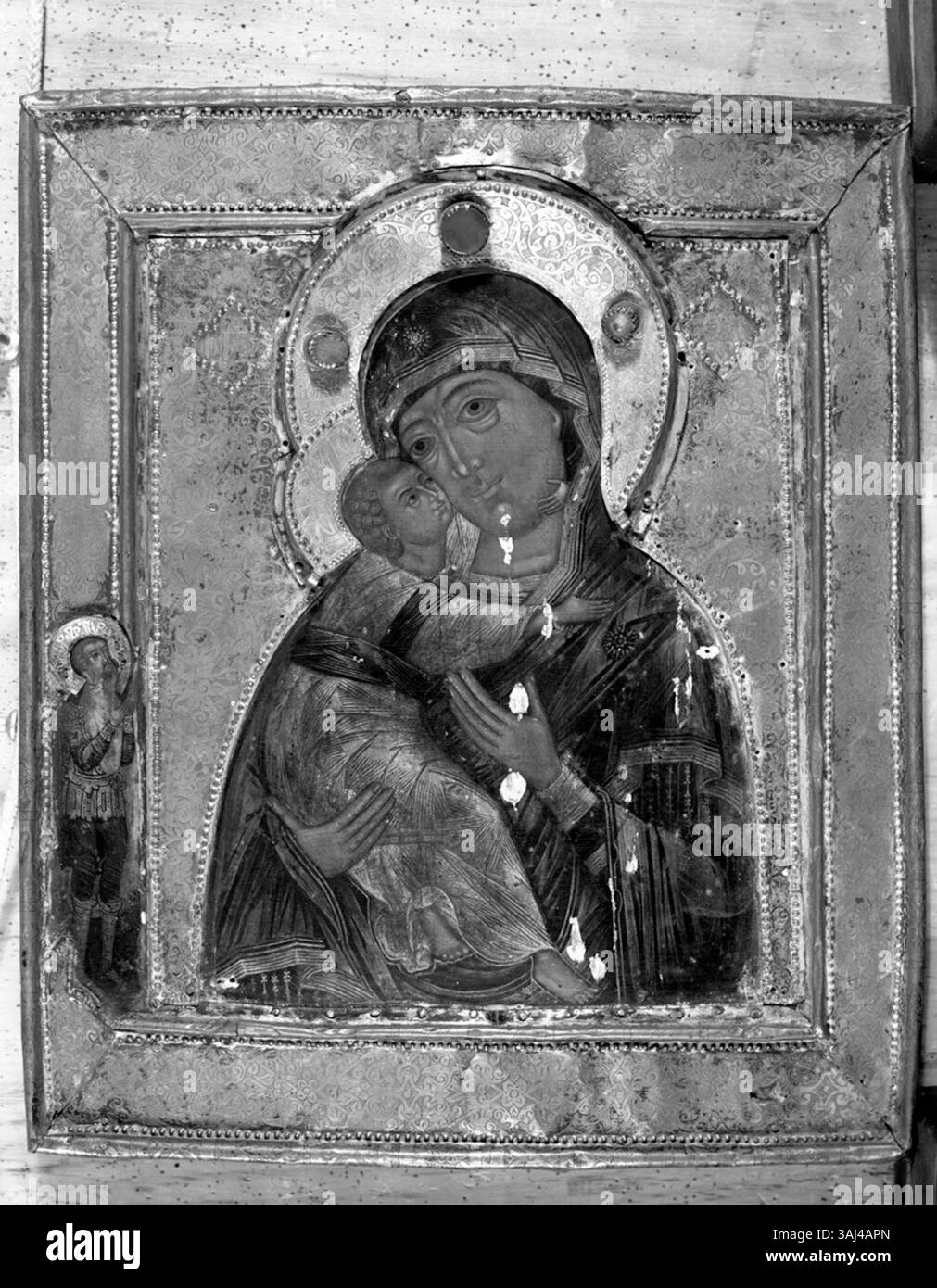 This painting, dating between 1775 and 1800, portrays the Virgin Mary ...
