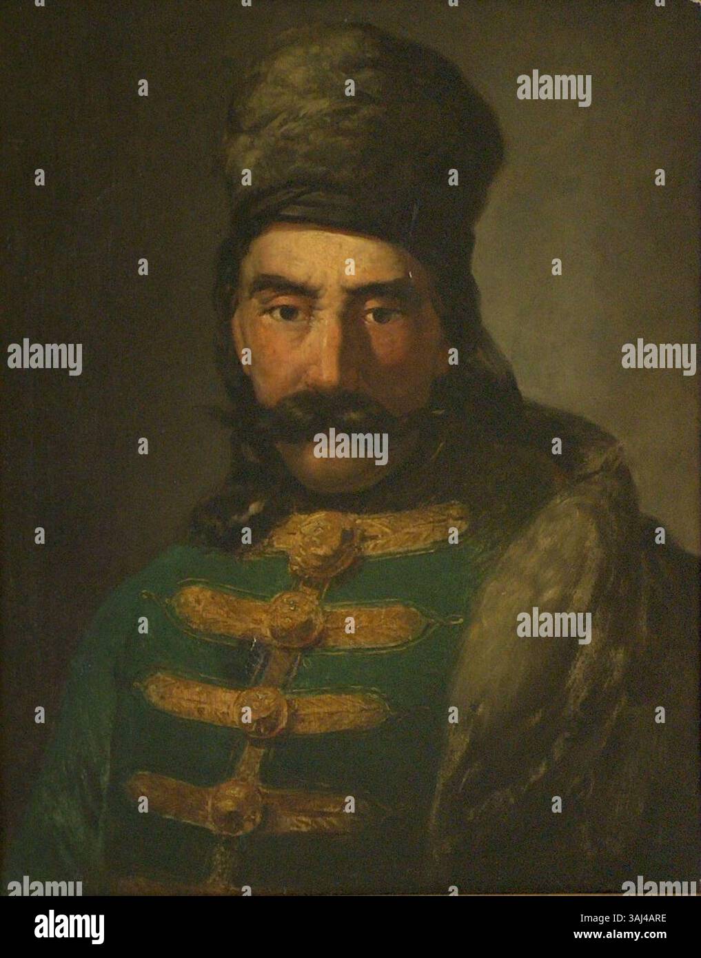 Ura Jaki’s 1862 painting of Strahinja Ban captures the heroic figure ...