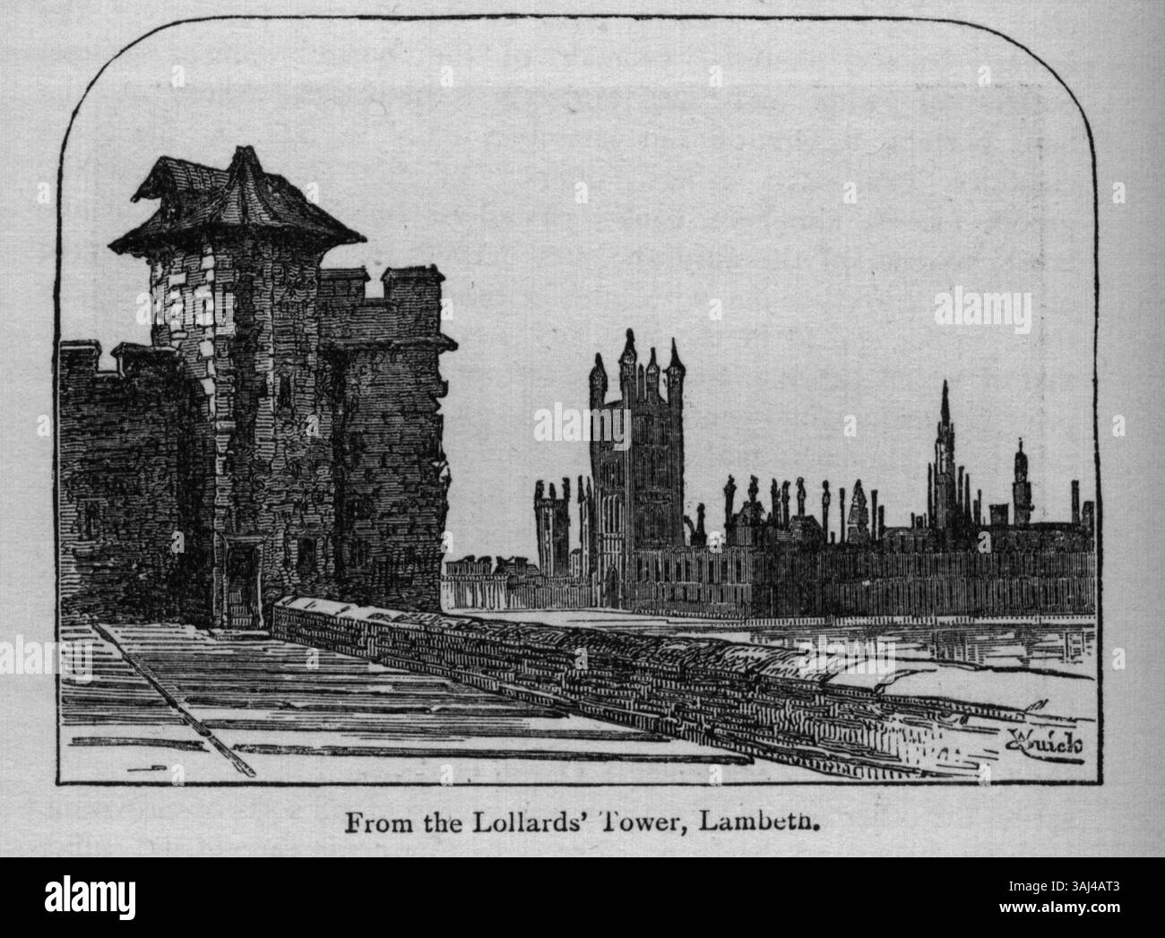 The illustration from Augustus Hare’s 'Walks in London' depicts the ...