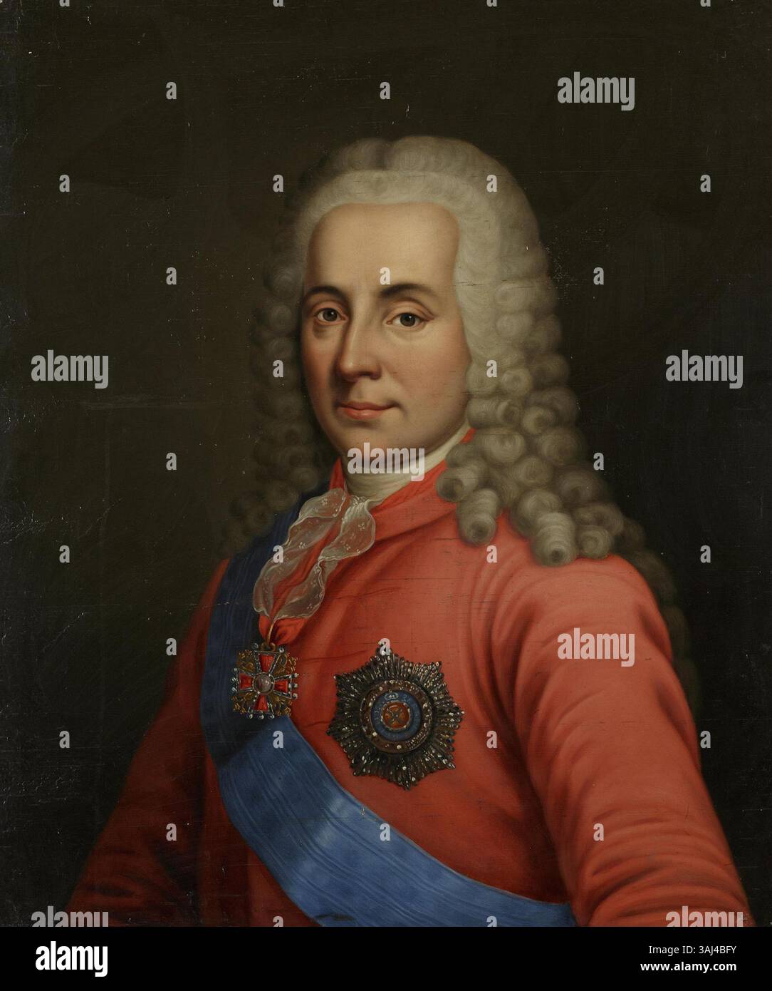 Portrait of Prince Dmitry Golitsyn by Fyodor Slavyansky, painted in ...
