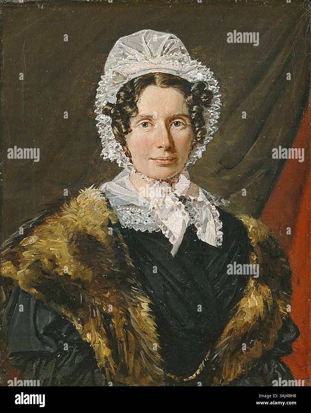 This 1838 portrait by Christian Albrecht Jensen depicts Bolette ...