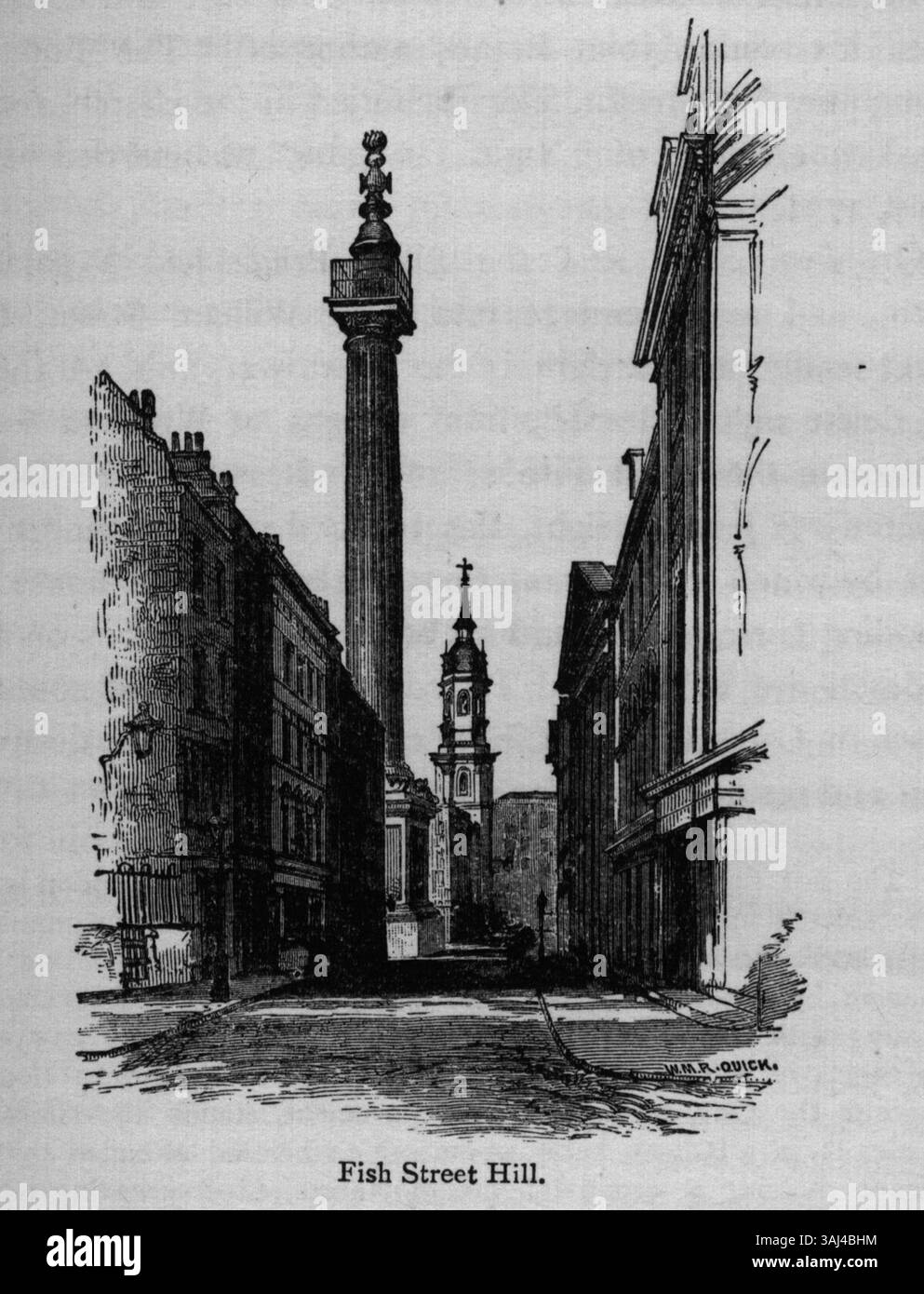 Illustration from Augustus Hare's 'Walks in London' (1878), showing ...