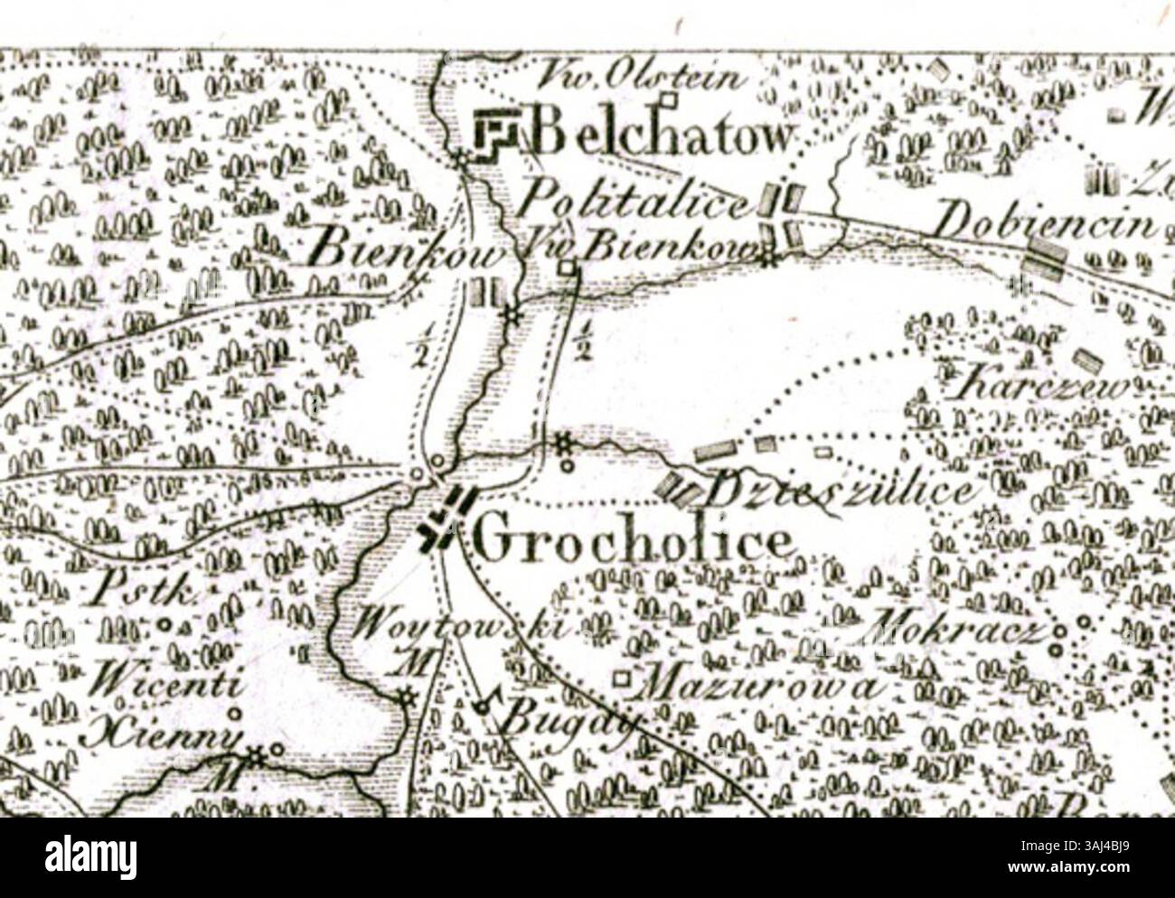 A fragment of a map from 1802-1803 by David Gilly, depicting South ...