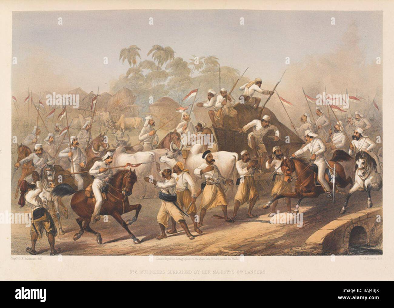 This 1859 engraving by R. M. Bryson, after Captain George Franklin Atkinson, depicts the ...