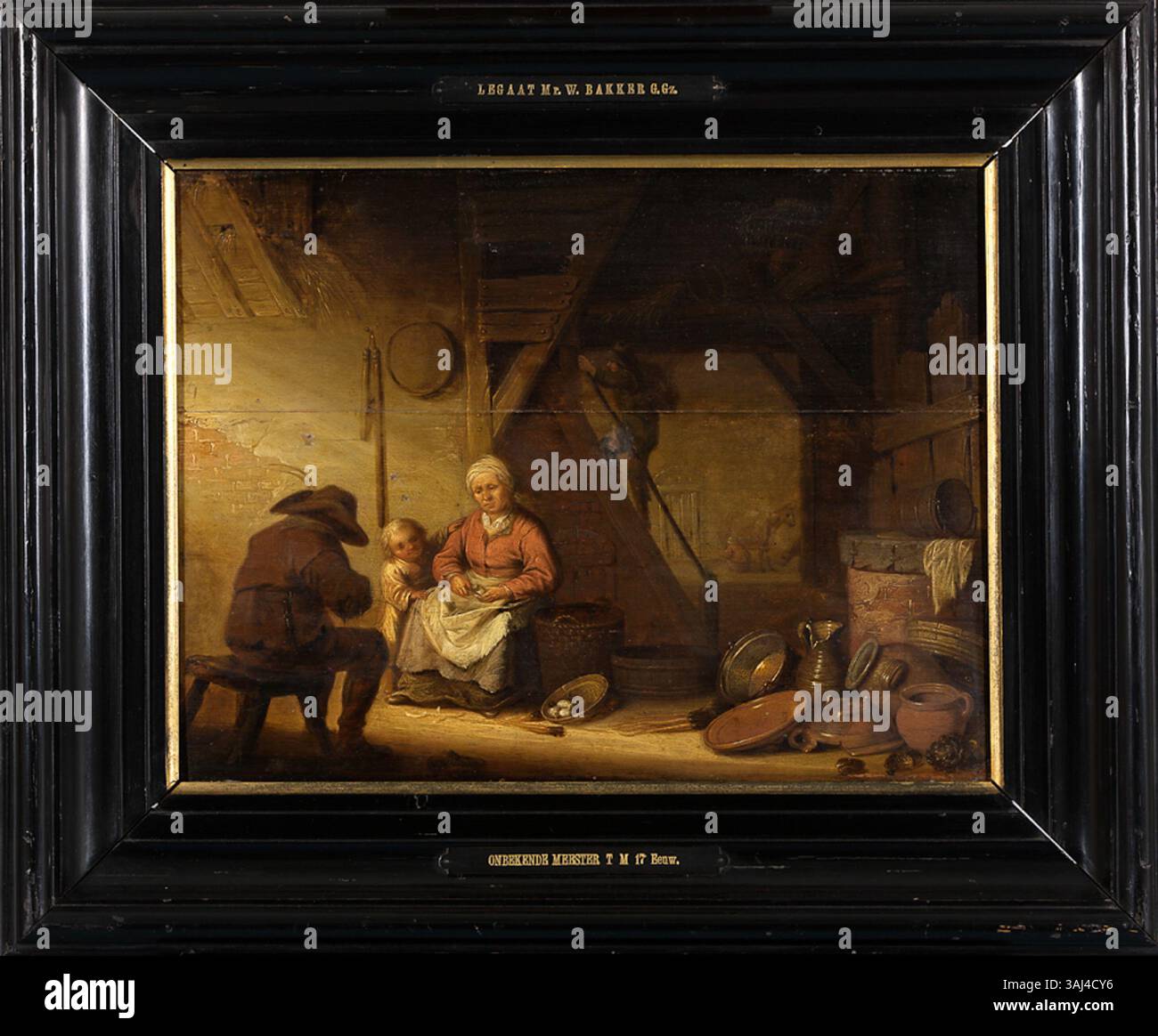 An oil painting from 1644 attributed to Monogrammist TM, depicting an ...